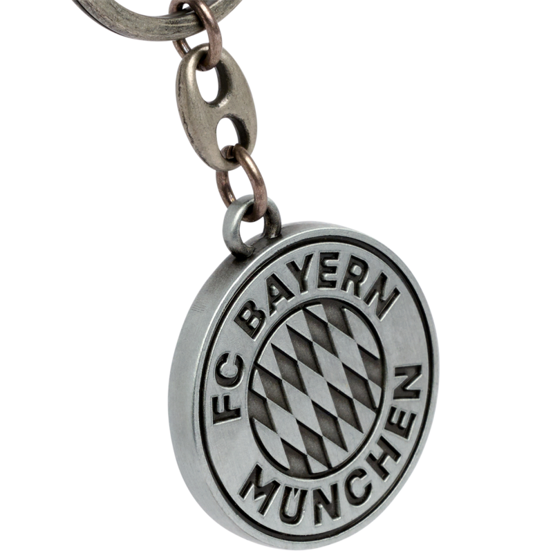 FC Bayern München Schlüsselanhänger - Logo silber - Anhänger FCB ...