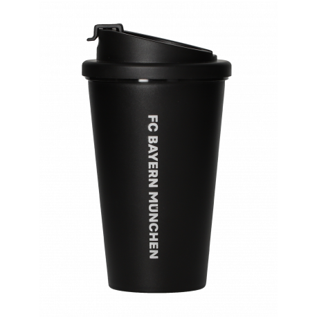 FC Bayern München To Go Becher schwarz Tasse Kaffeebecher Coffee to go ...